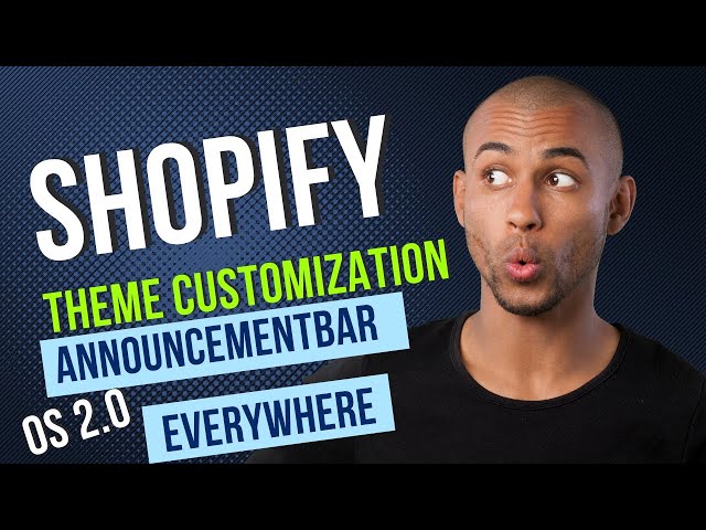 how to add announcement bar in shopify 2022 – Shopify Dropshipping Store Development